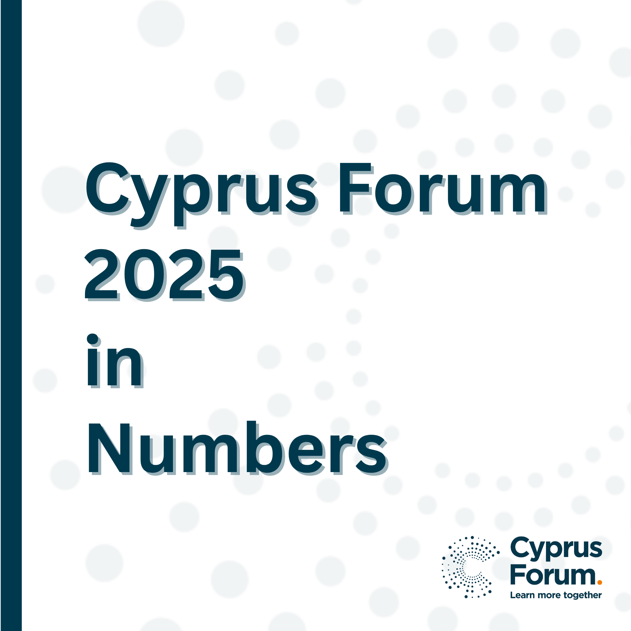 Cyprus Forum 2025 In Numbers - Cyprus Forum